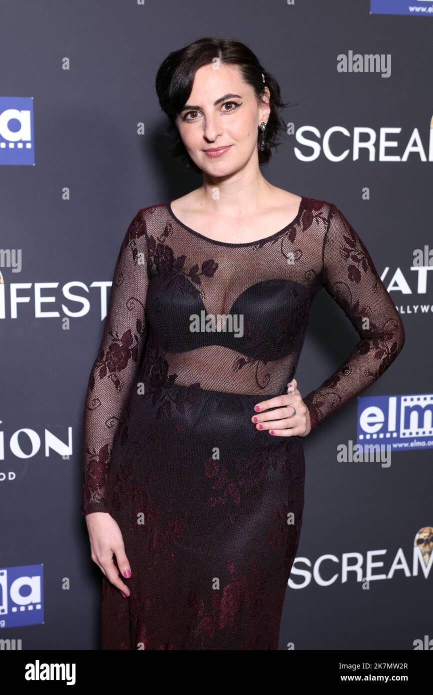 Hollywod, Ca. 17th Oct, 2022. Avital Ash, at Screamfest LA "Give Me An ...