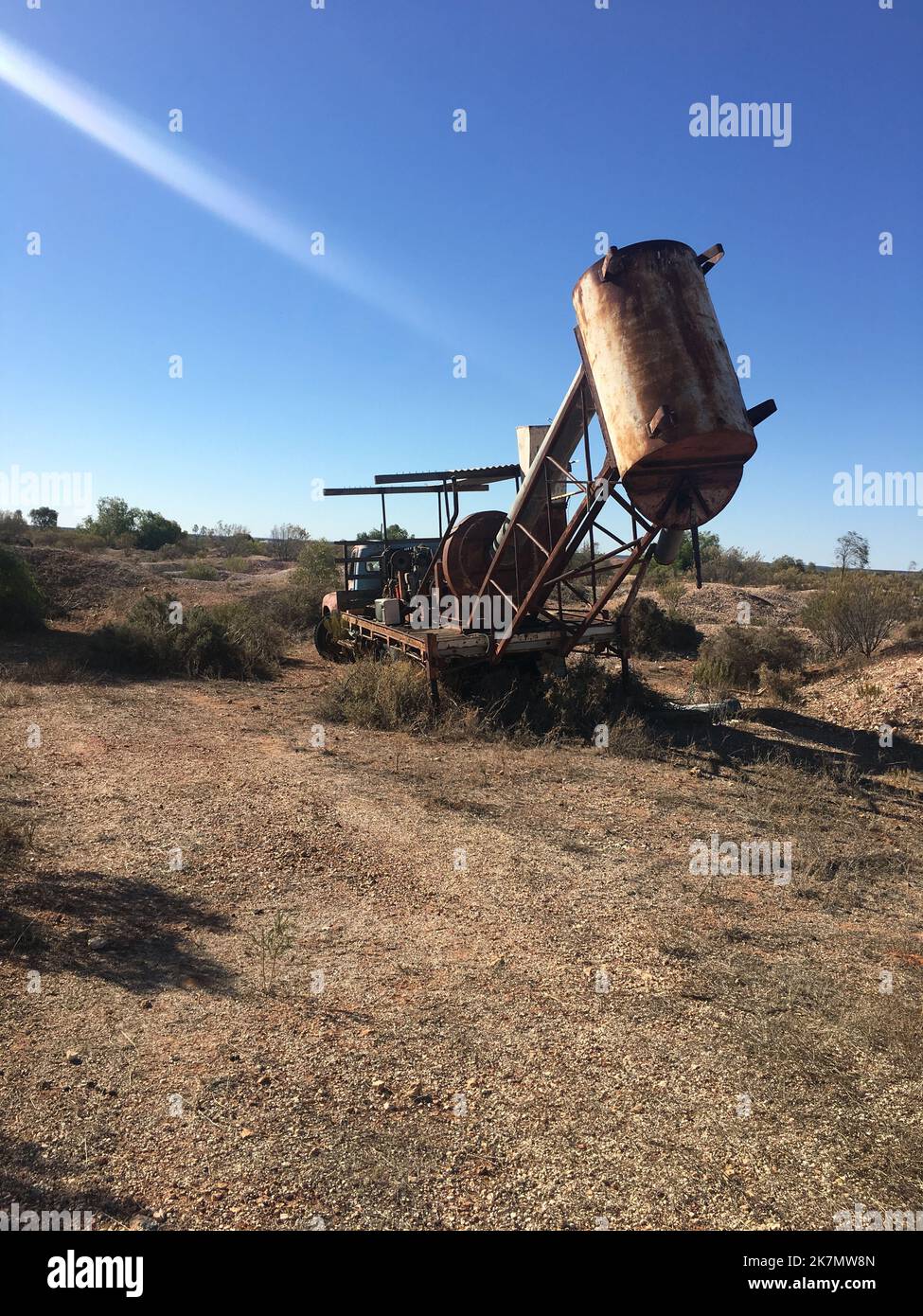 An industrial machine in a deserted area Stock Photo - Alamy