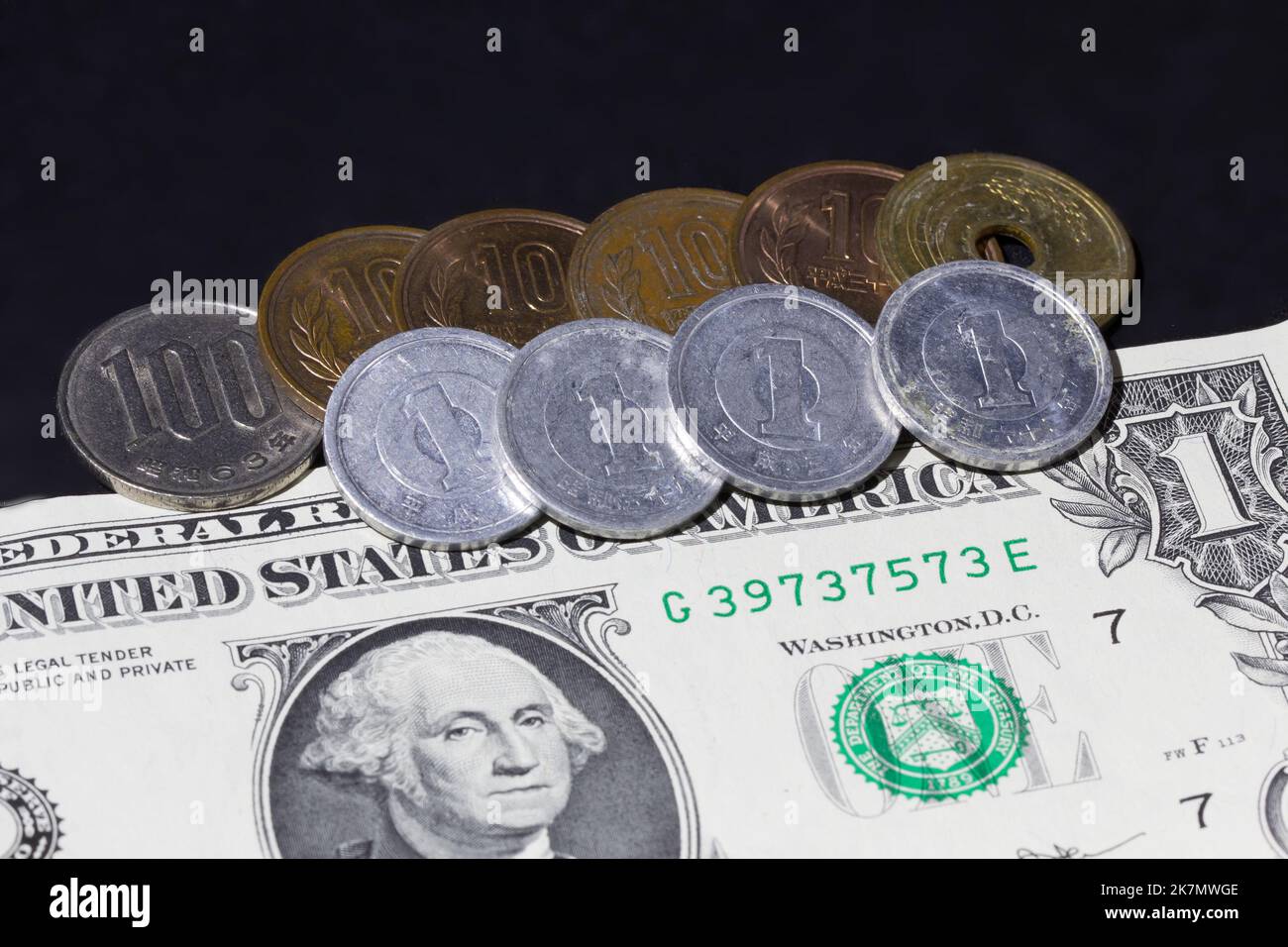 100 yen coins hi-res stock photography and images - Alamy