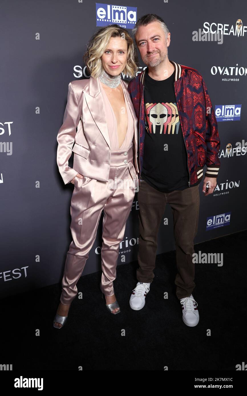 Hollywod Ca 17th Oct 2022 Natasha Halevi Sean Gunn At Screamfest