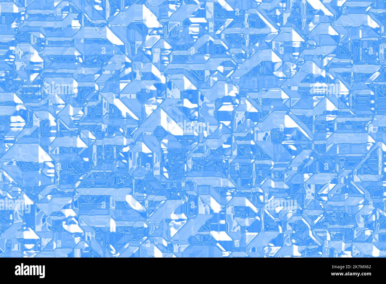 beautiful blue electronic crystal template cg texture or background ...