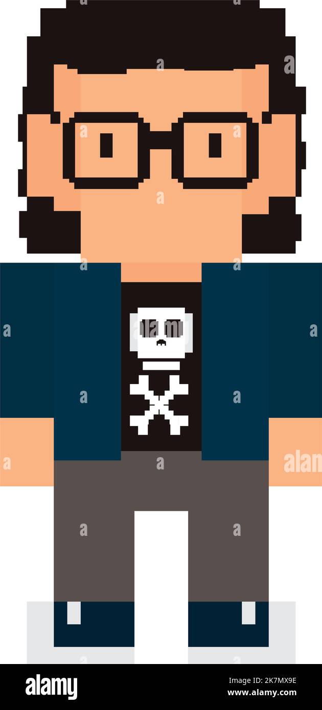 Pixelart glasses hi-res stock photography and images - Alamy