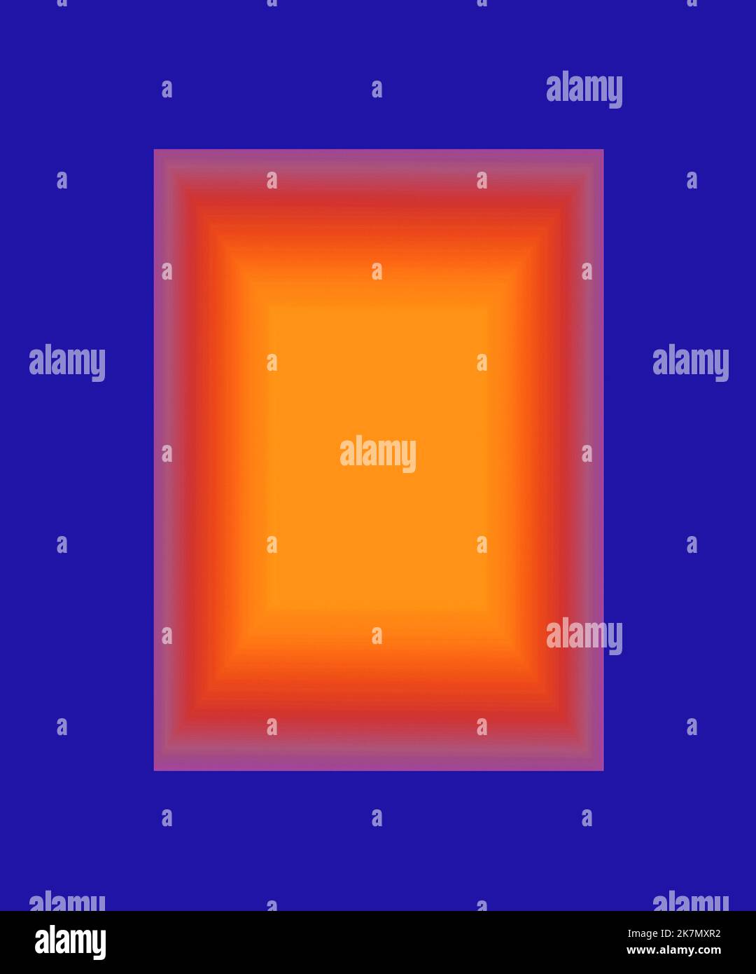 Illustration of Frame of Gradient Blue with 3D Gradient Red Copy Space ...