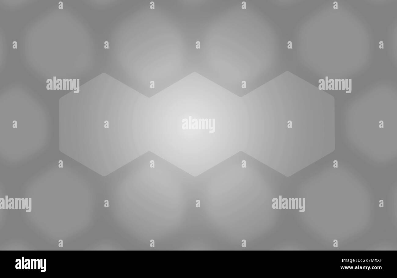 Illustration of Gradient Pewter Gray 3D Hexagon Shape Pattern for Abstract Backdrop Stock Photo ...