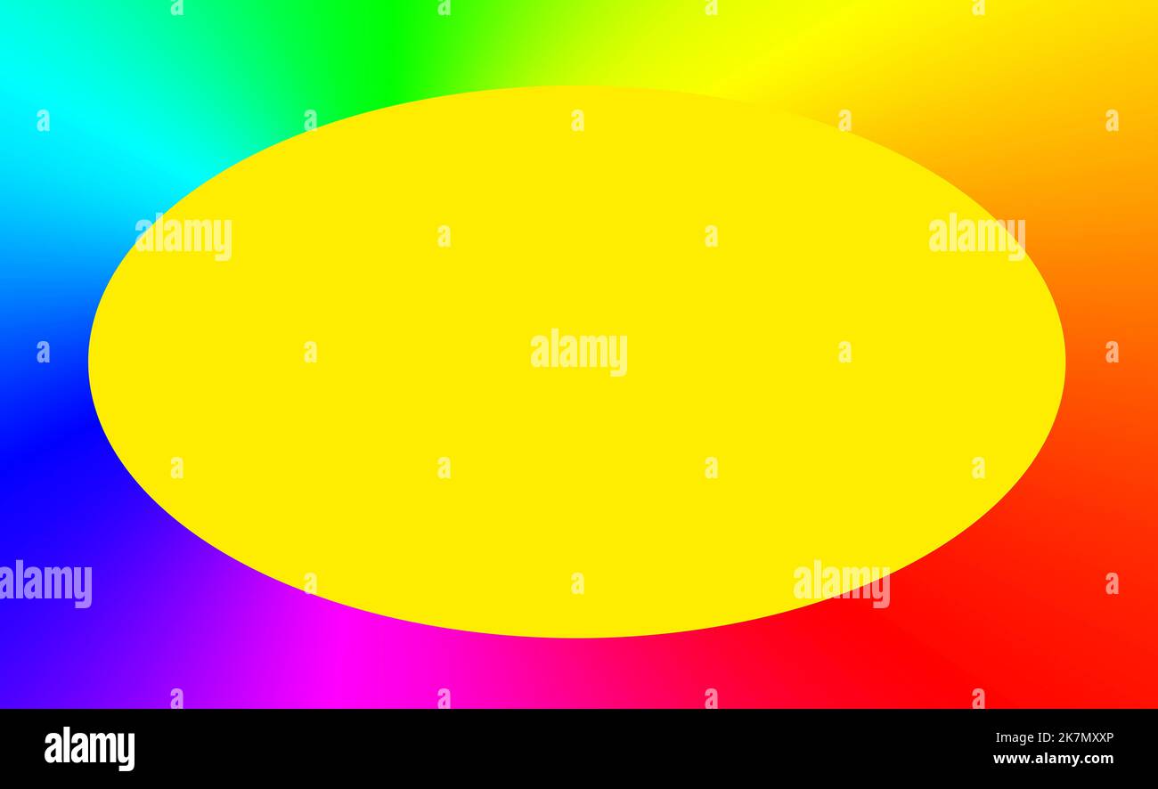 Illustration of Abstract Gradient Rainbow Color Frame with Bumblebee ...