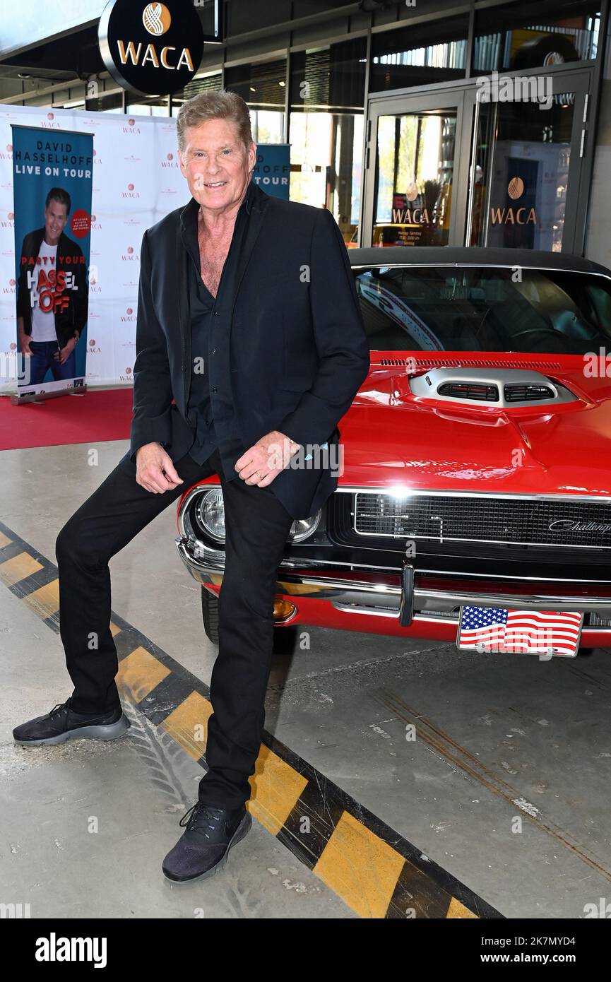 Munich, Germany. 18th Oct, 2022. David Hasselhoff smiles at the press ...