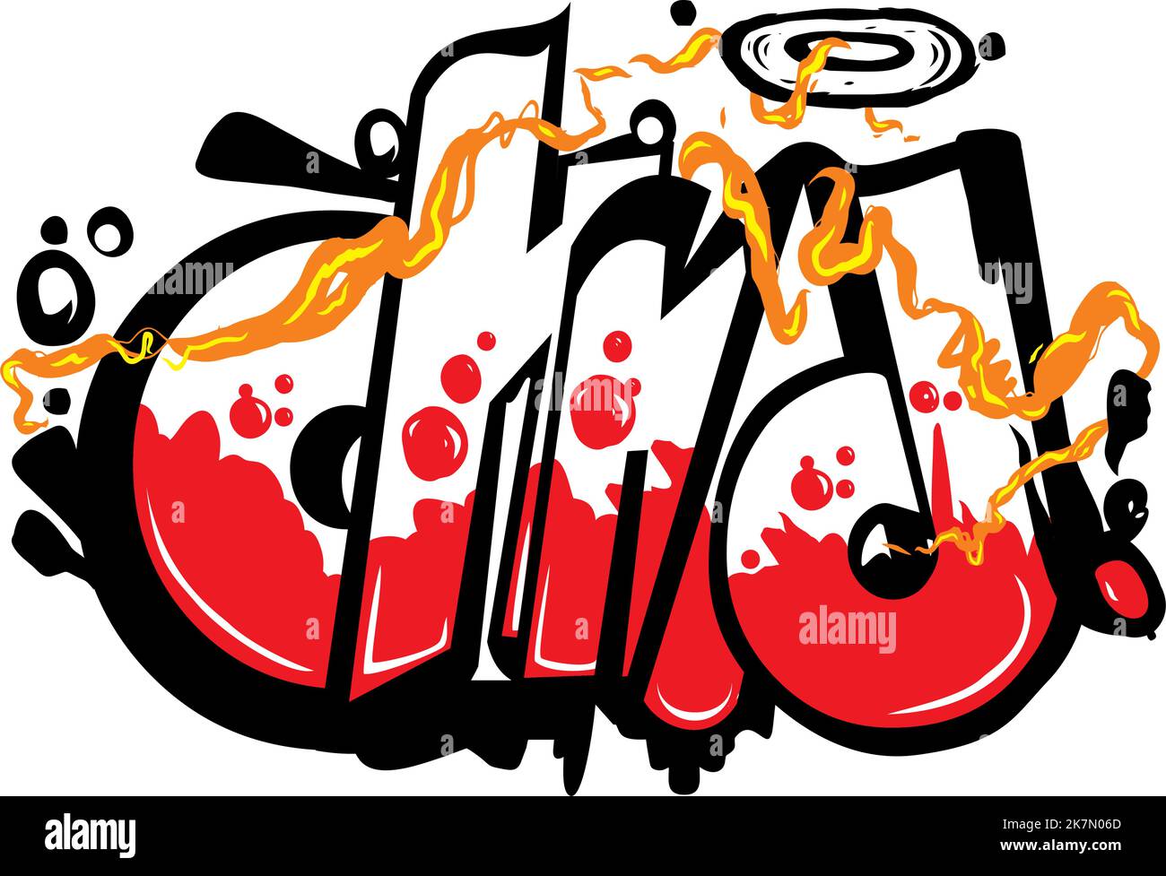 A colorful graphic word art on white background Stock Vector Image ...