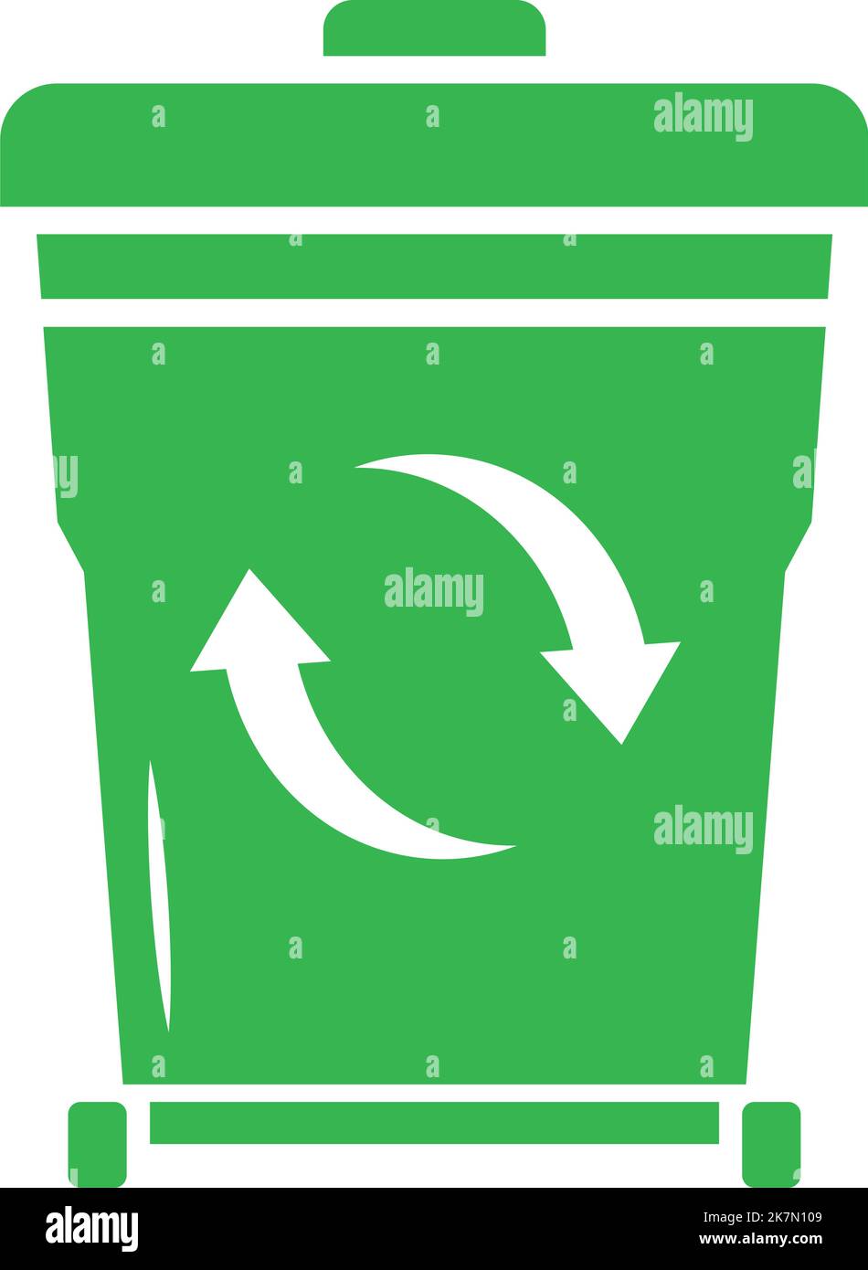 recycle bin icon Stock Vector Image & Art - Alamy