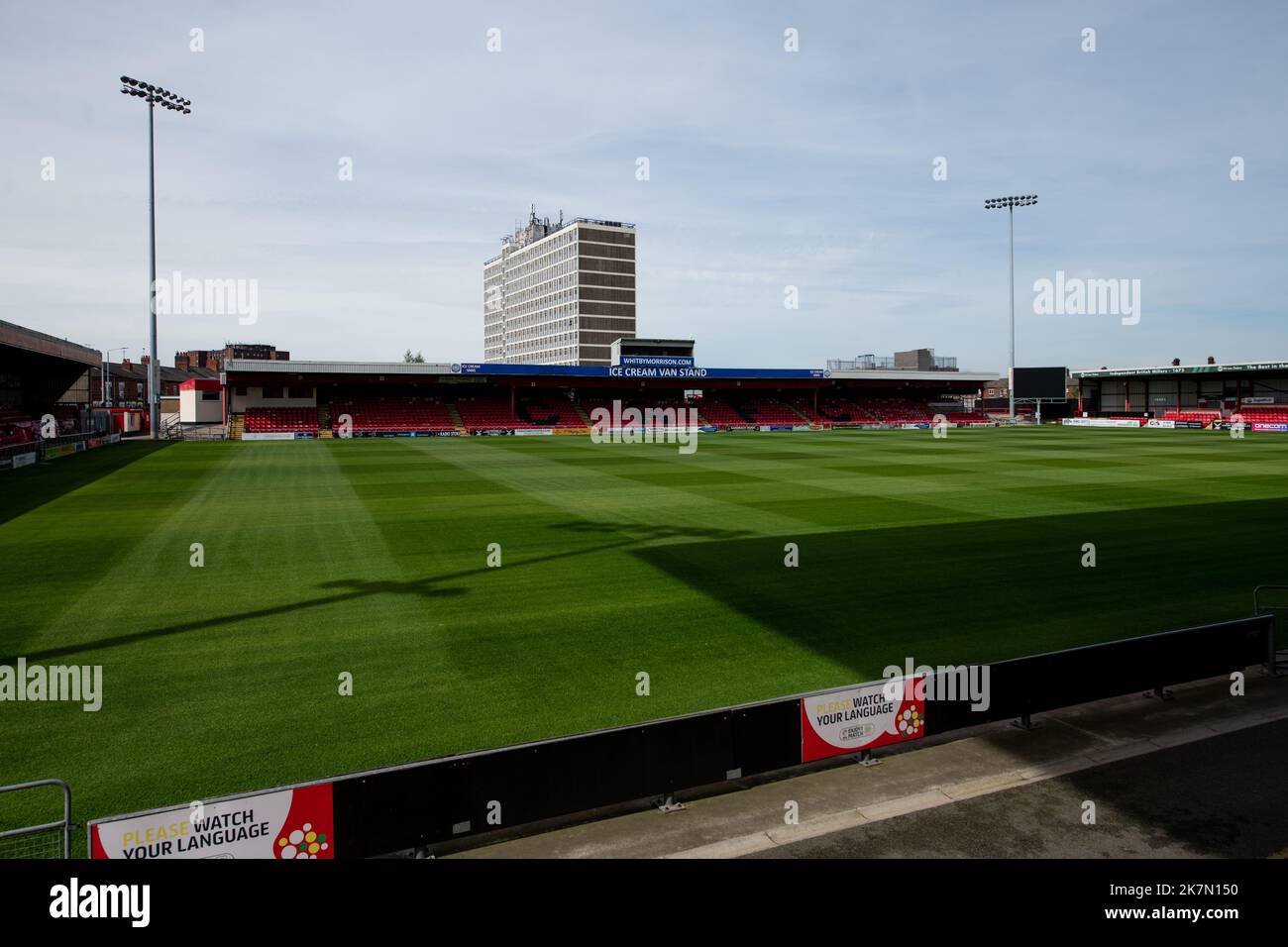 Gresty road stadium hi-res stock photography and images - Alamy