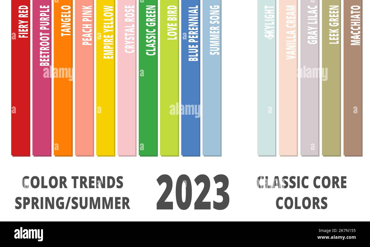 Spring 2023 trends Stock Vector Images - Alamy