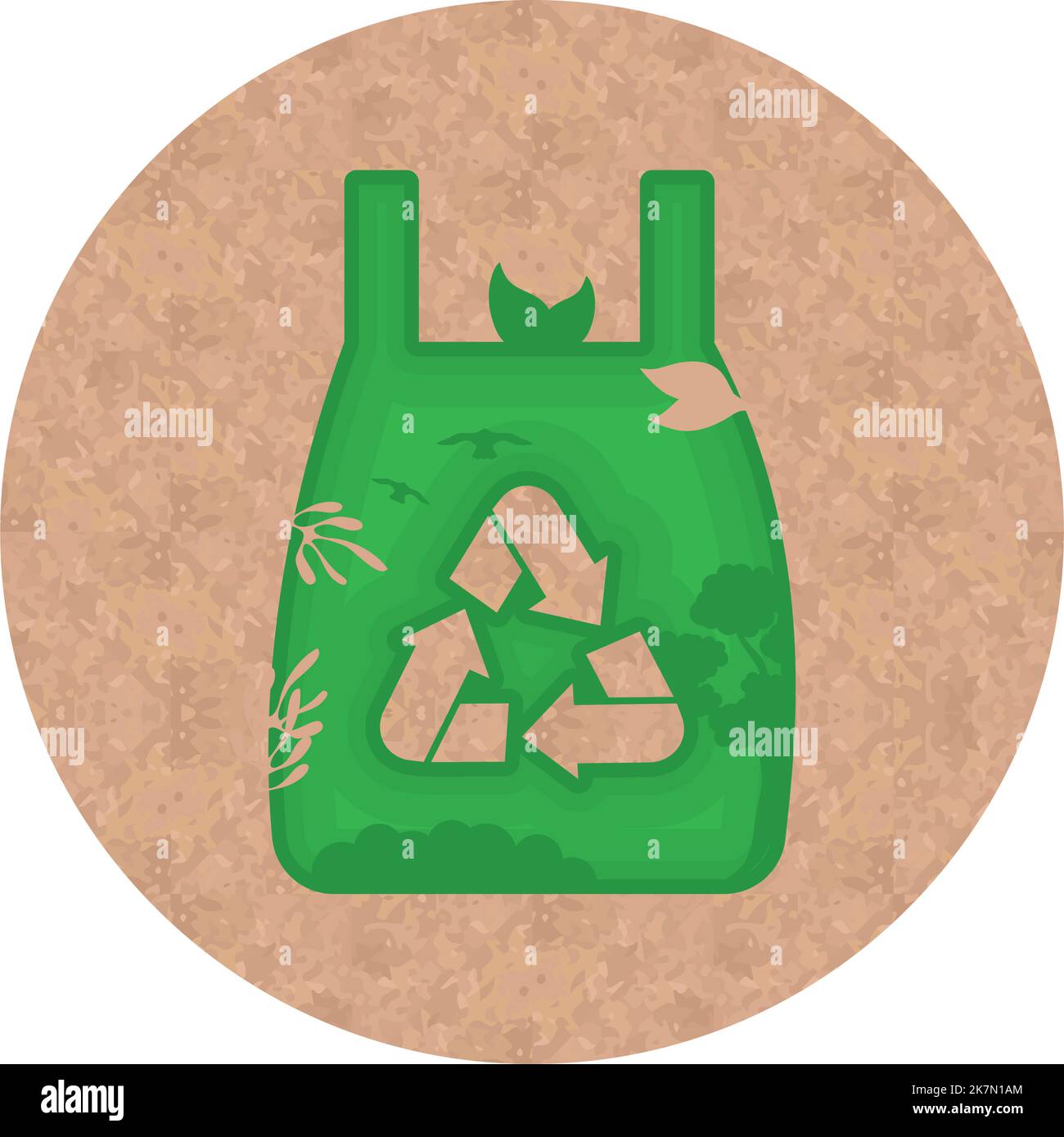 recycle bag design Stock Vector Image & Art - Alamy