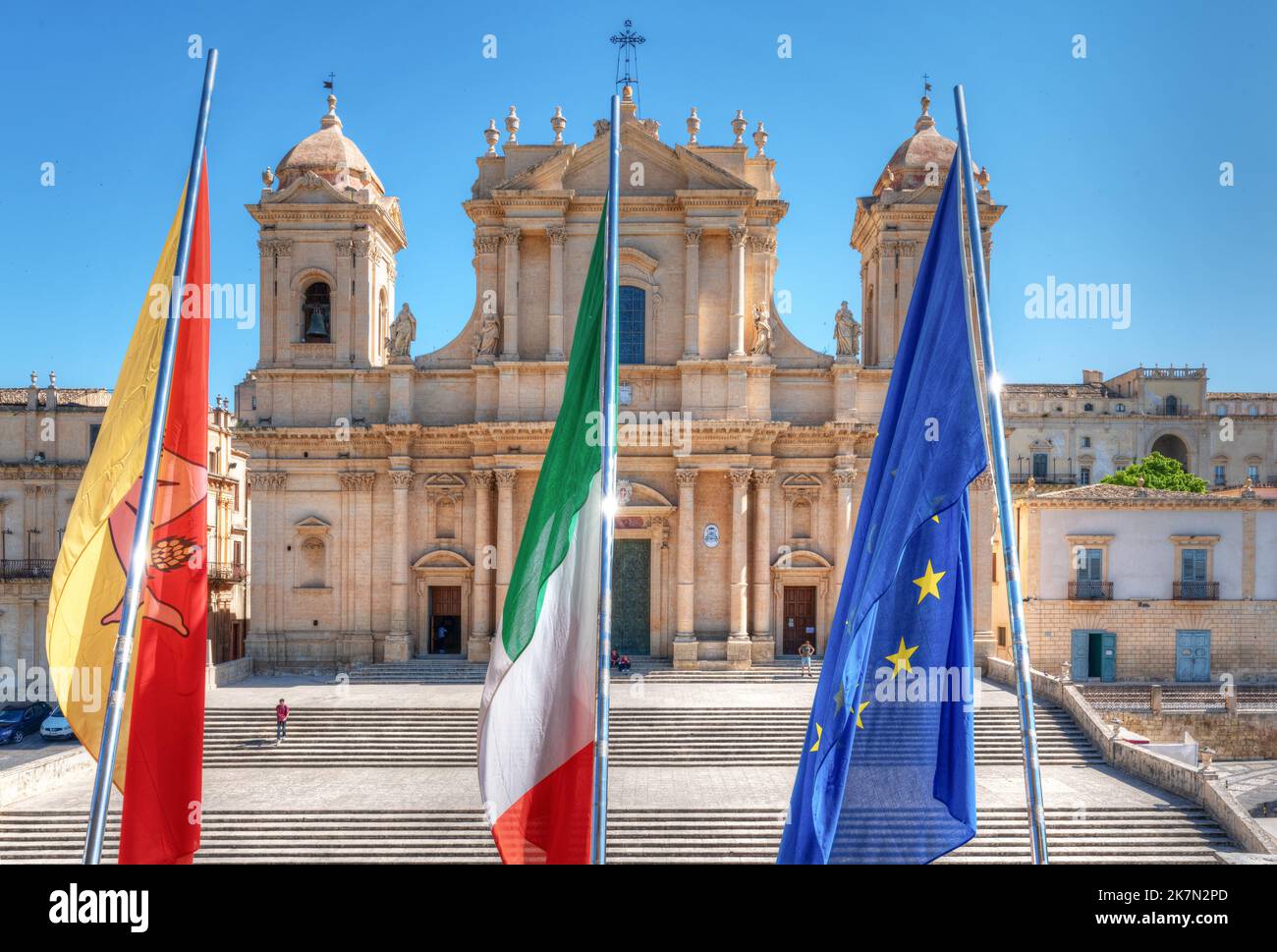 Sicily, Noto cathedral. UNESCO heritage Stock Photo - Alamy
