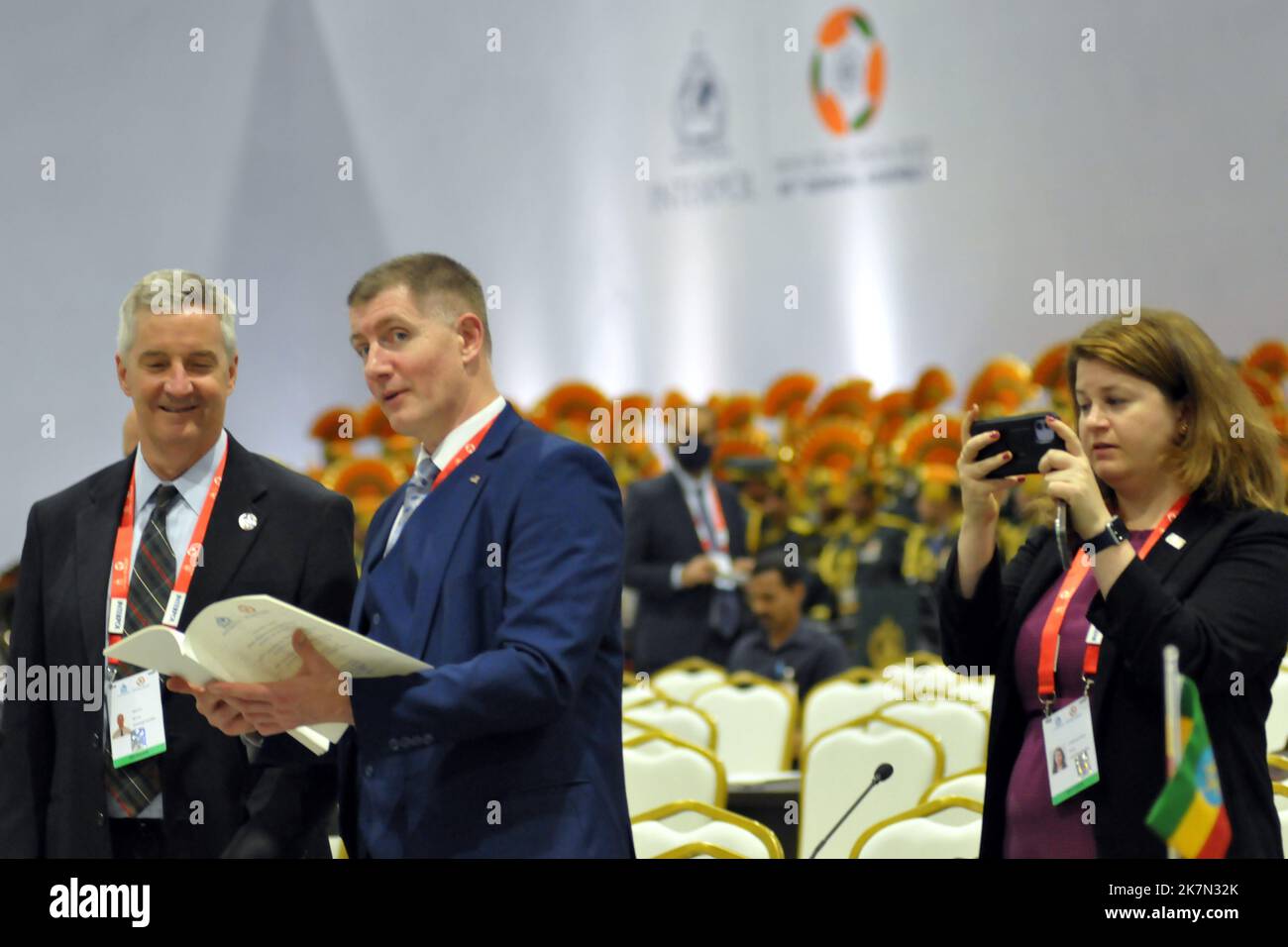 New Delhi, Delhi, India. 18th Oct, 2022. USA Deleagtes Members of ...