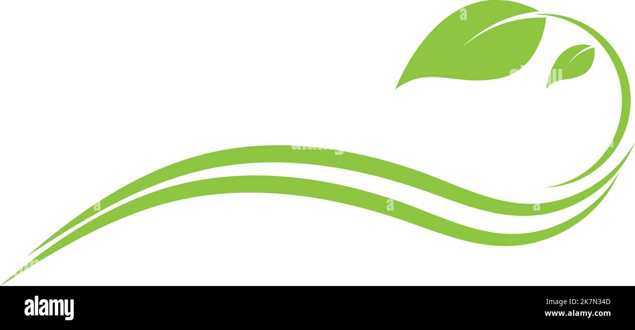 Leaves, plant, wellness, gardener, naturopath, logo, background Stock ...