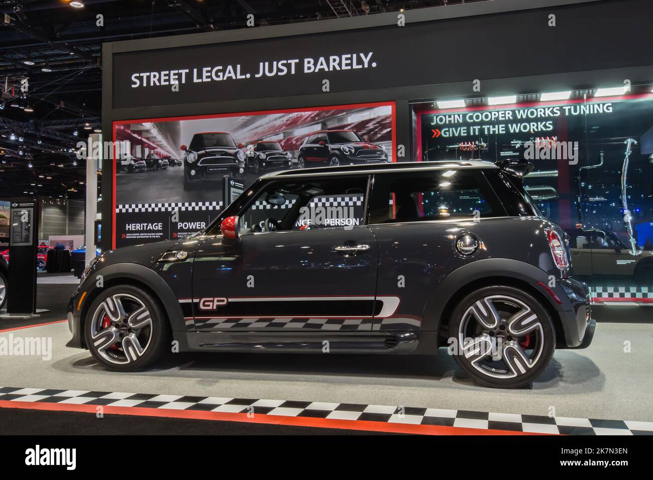 CHICAGO IL/USA - FEB 8: A 2012 Mini John Cooper Works GP car, Chicago ...