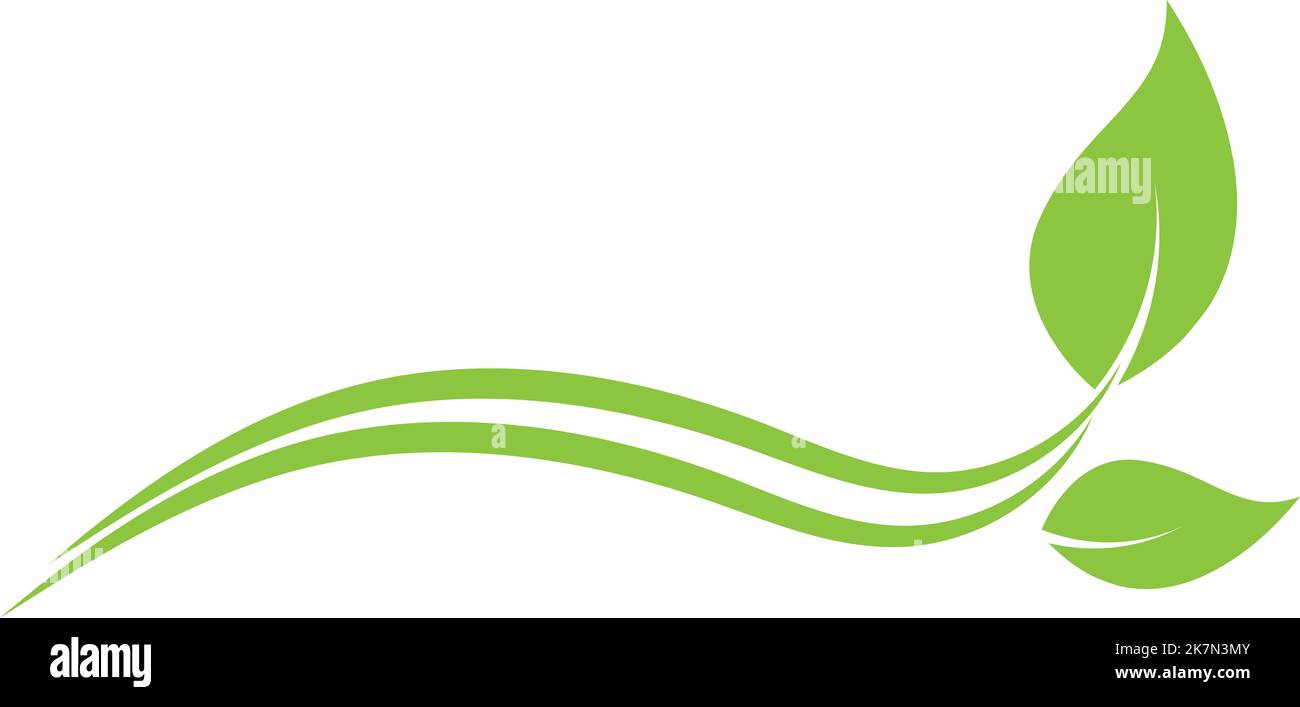 Leaves, plant, wellness, gardener, naturopath, logo, background Stock ...