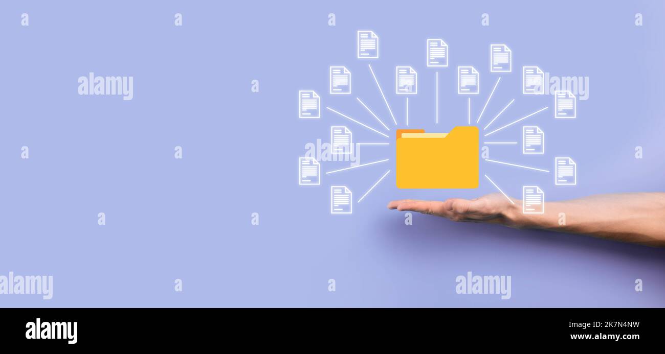 Folder share symbol hi-res stock photography and images - Alamy