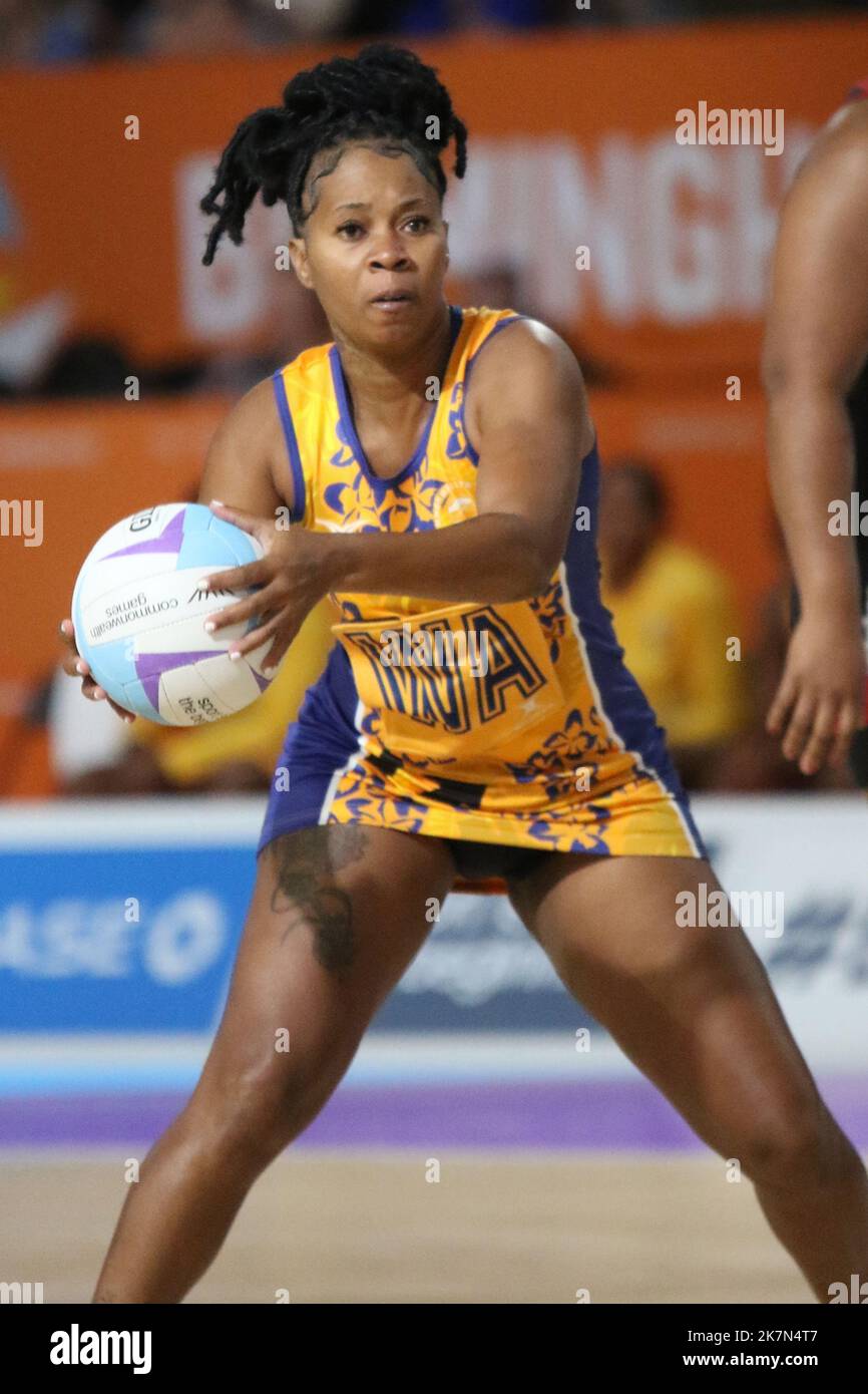 Sabreena SMITH of Barbados in the women's netball between Barbados v ...