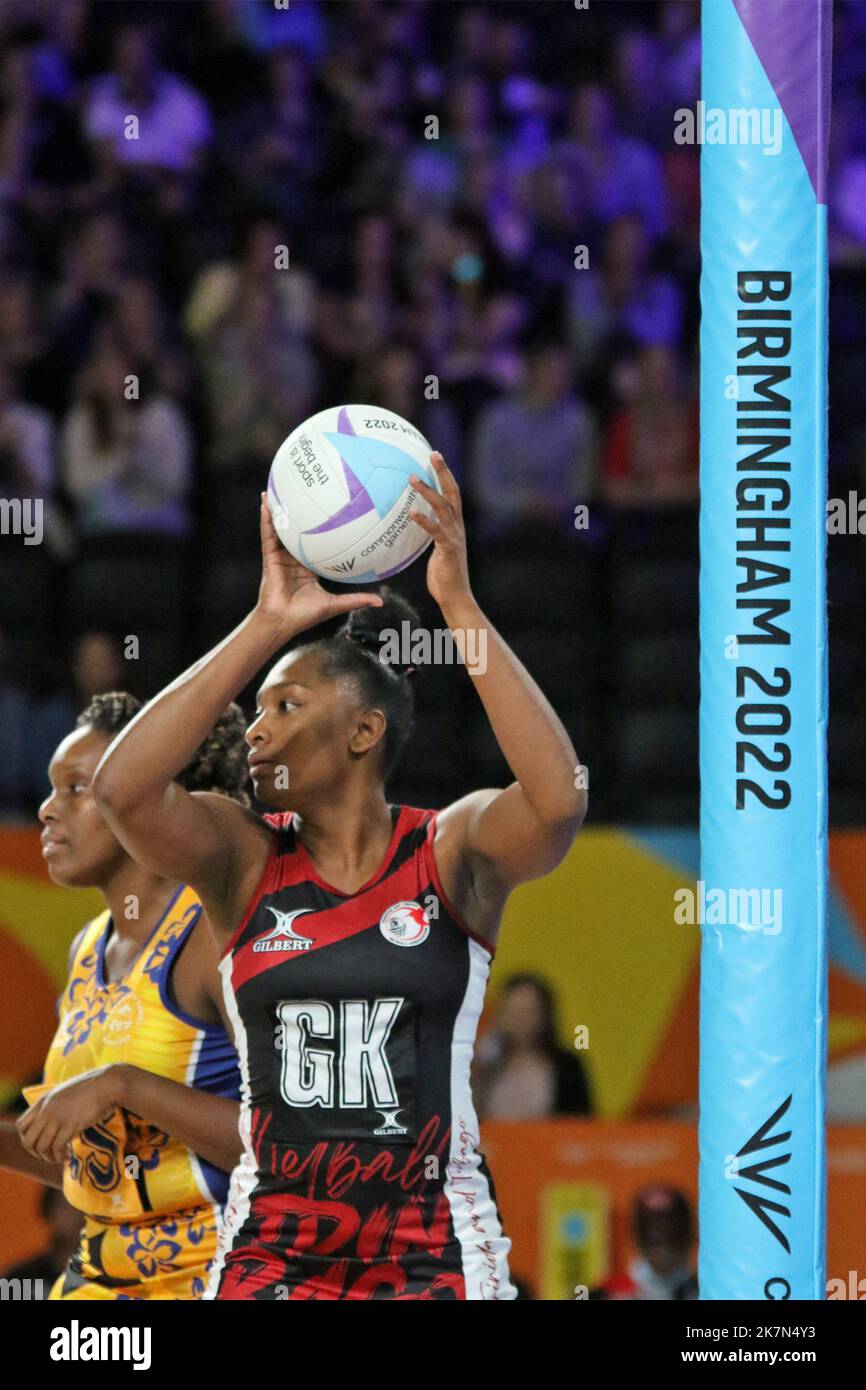 Shaquanda GREENE-NOEL of Trinidad & Tobago in the women's netball ...