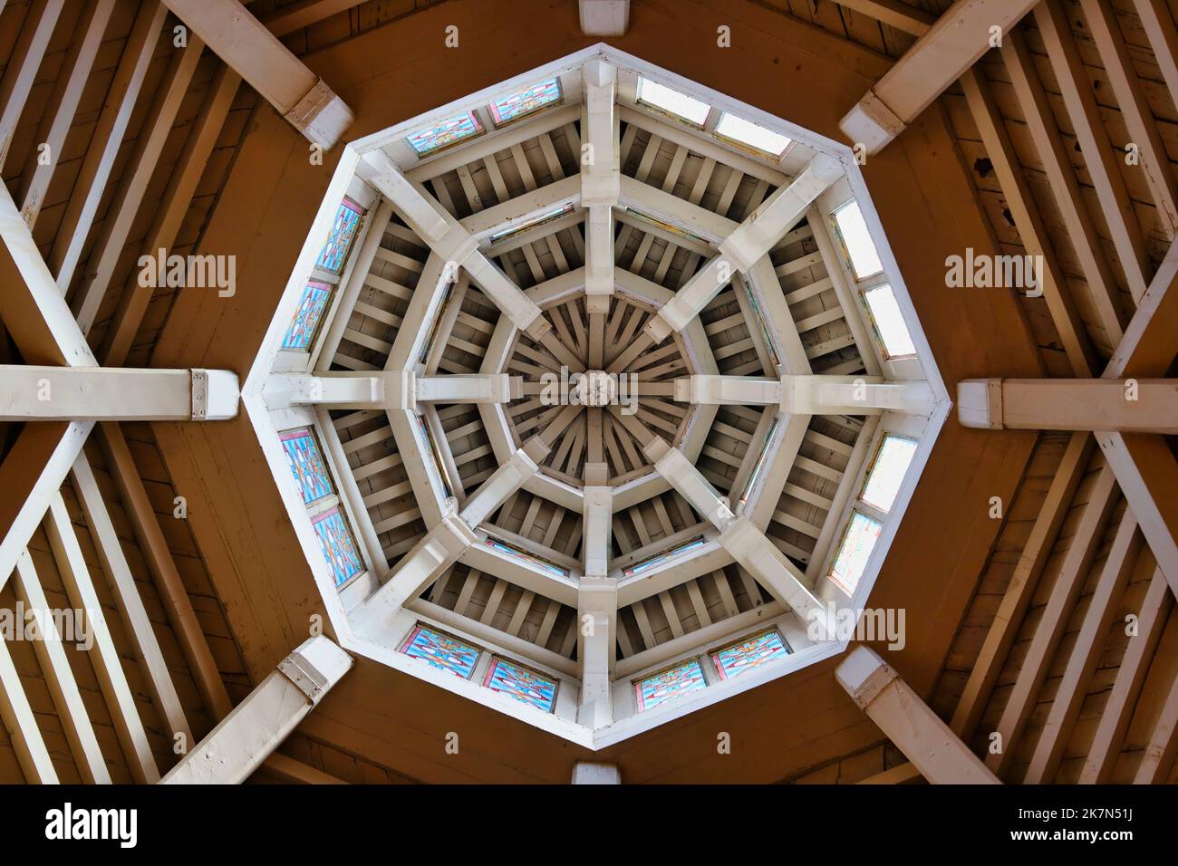The ceiling pattern of the Holy Savior's Cathedral in Beijing, the ...