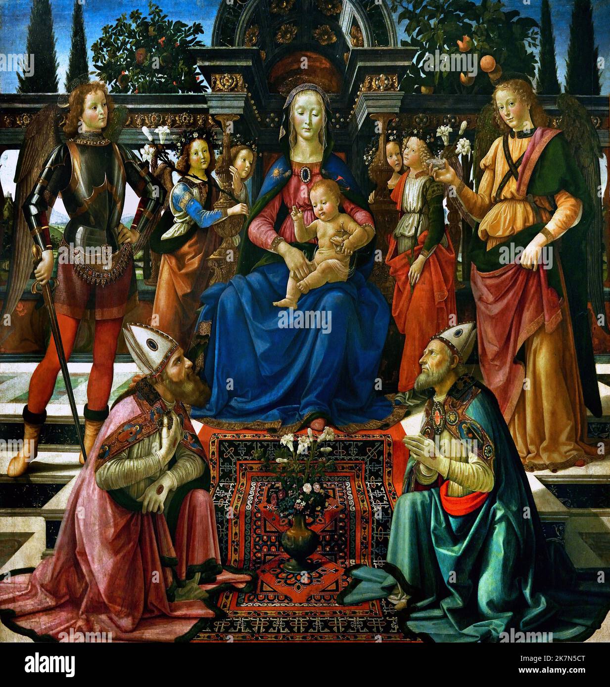 Sacred conversation of the ingesuati hi-res stock photography and ...