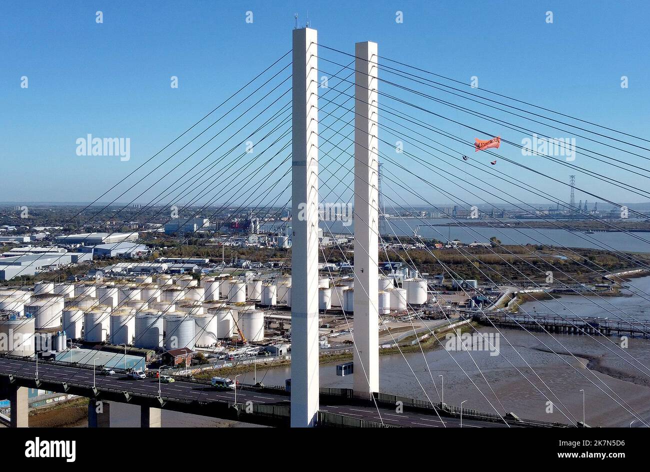 Just Stop Oil protesters continue their protest for a second day on the ...