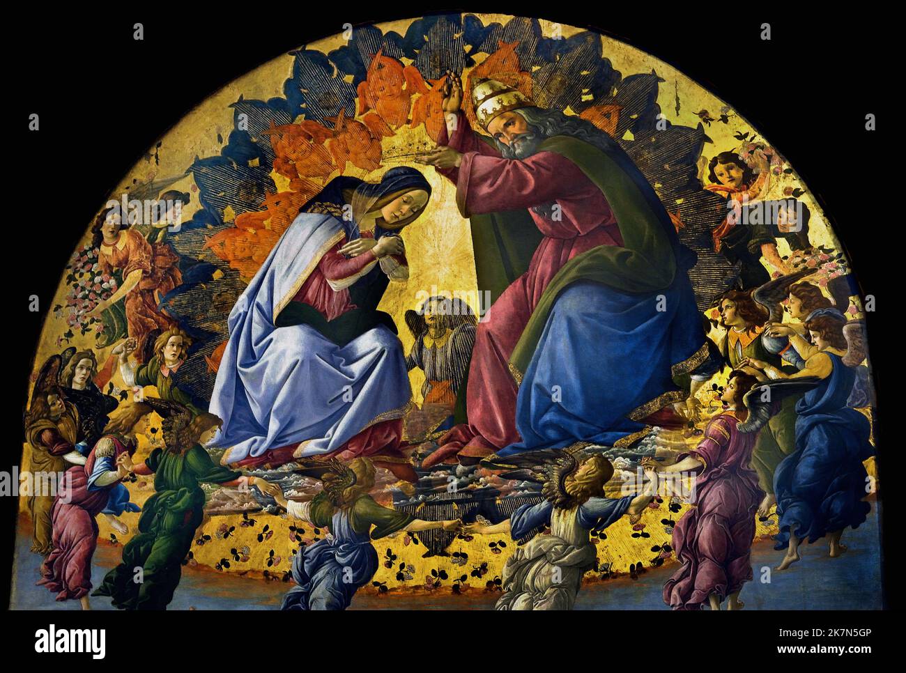 The San Marco altarpiece St. Mark's Square or Coronation of the Virgin ...