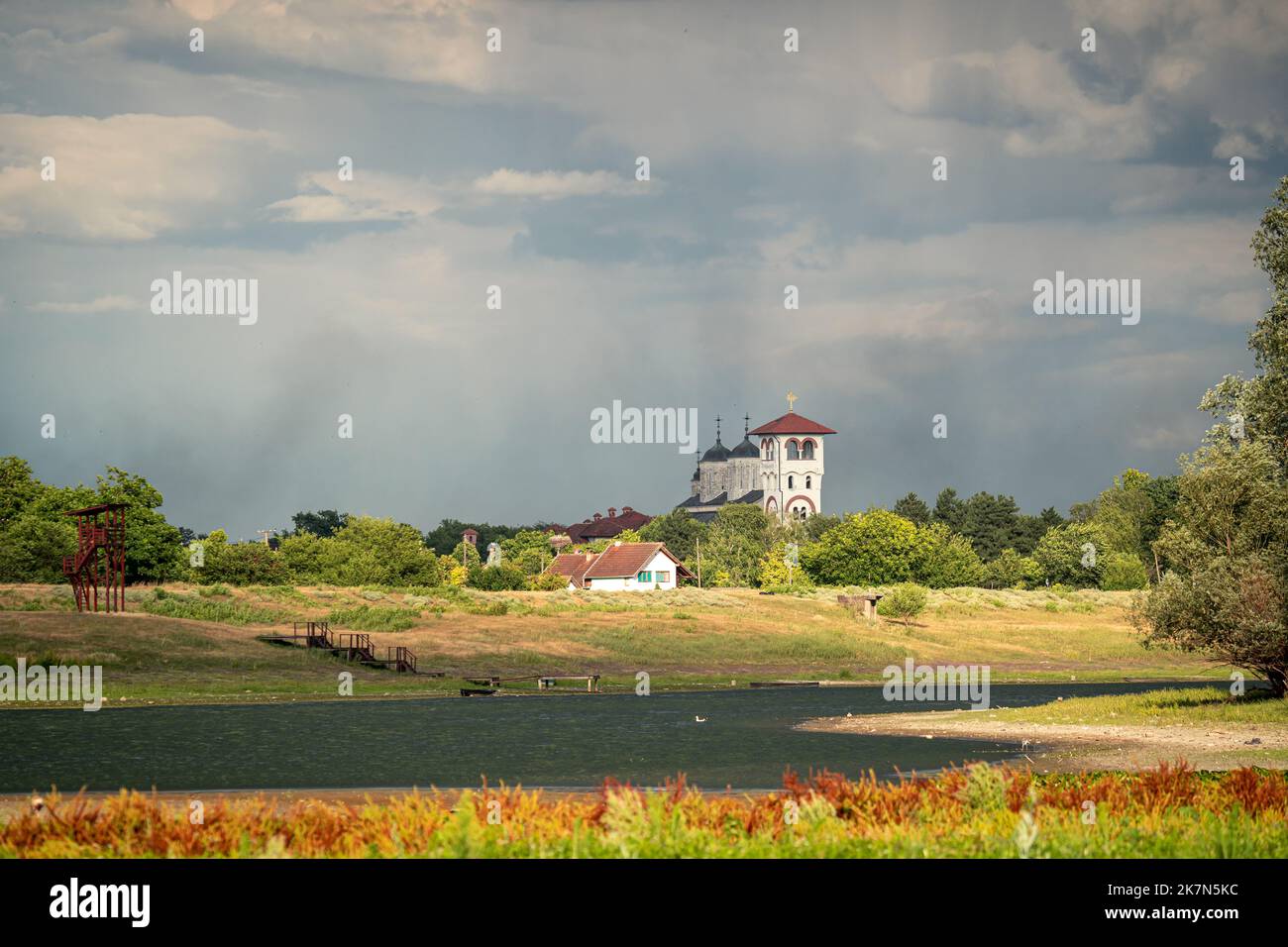 The Kovilj Monastery, a 13th-century Serb Orthodox monastery in the ...