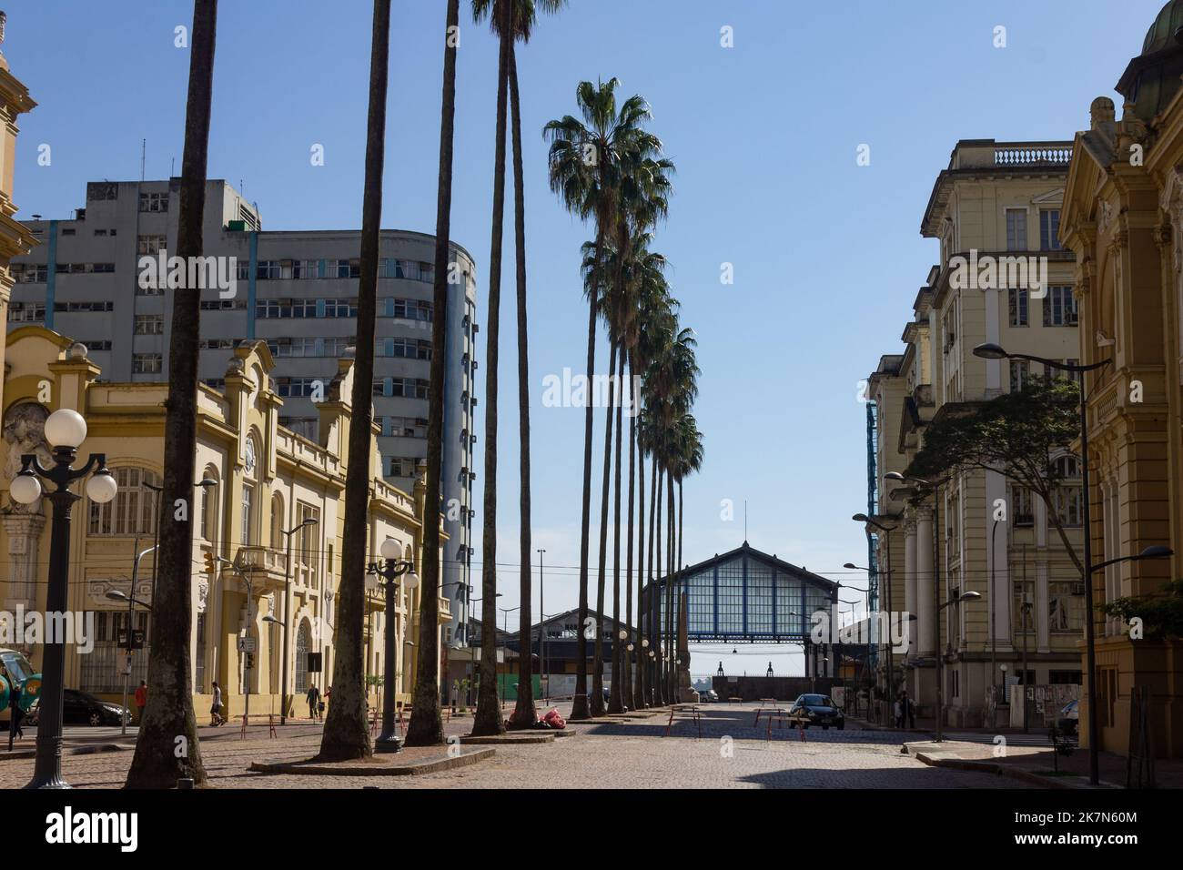 The Alfandega and the harbor gate in downtown Porto Alegre, Rio Grande ...