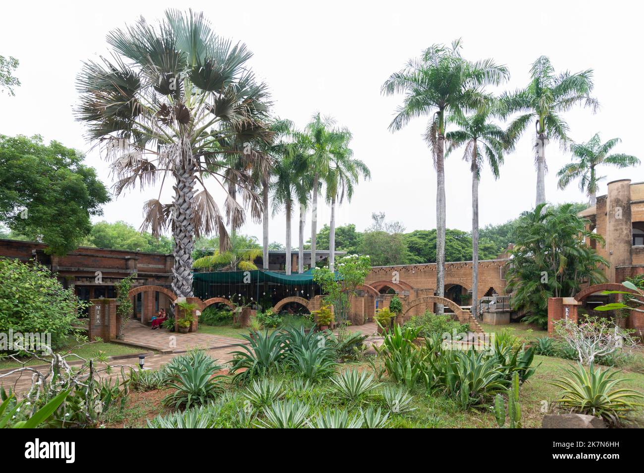 AUROVILLE, INDIA - October 2022: The Visitors Centre Stock Photo - Alamy