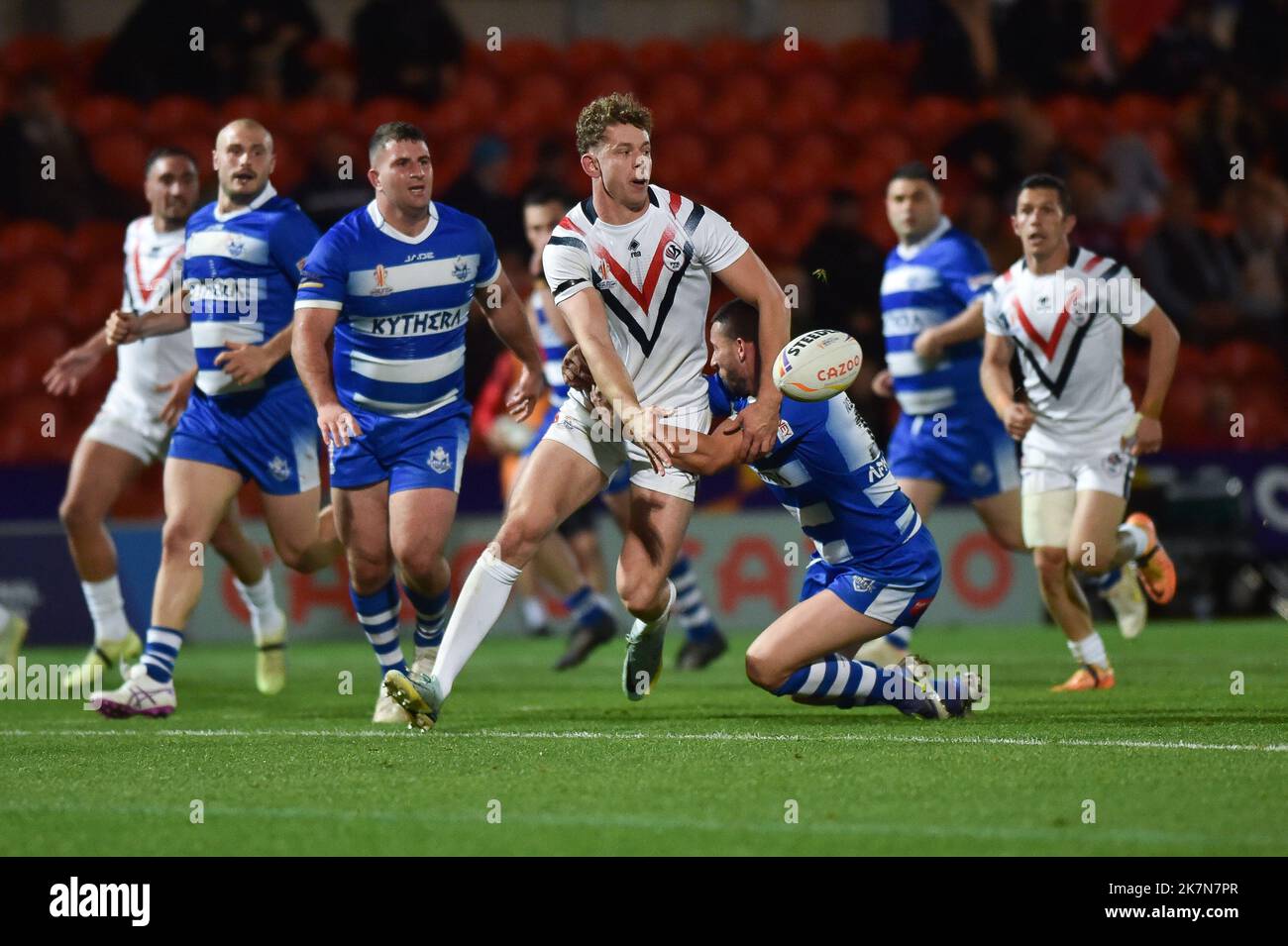 Doncaster, England - 17th October 2022 - Rugby League World Cup France ...