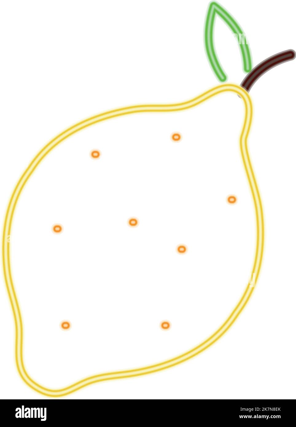 neon lemon icon Stock Vector Image & Art - Alamy