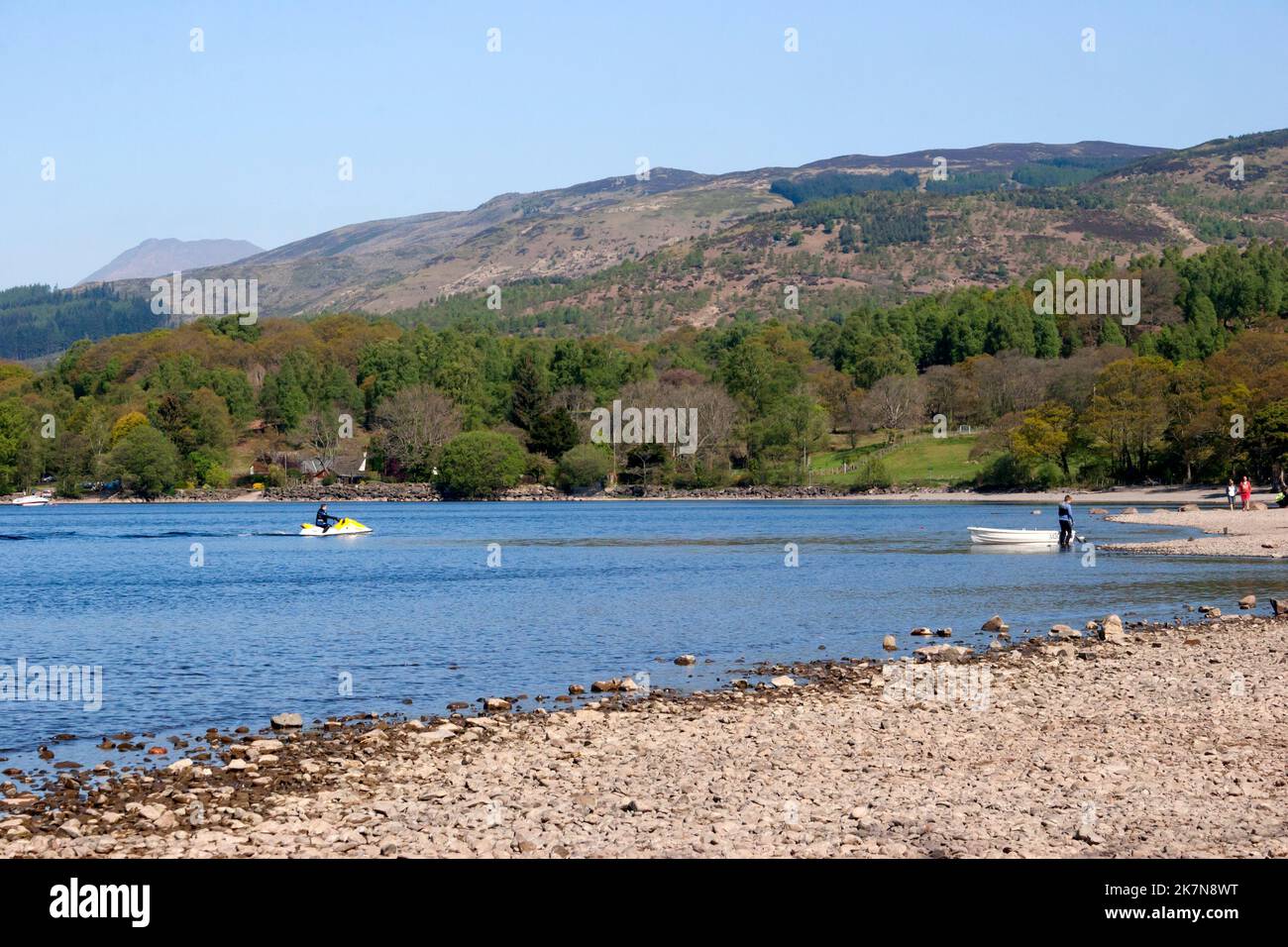 Eastern shore of Loch Lomond, Scotland Stock Photo - Alamy