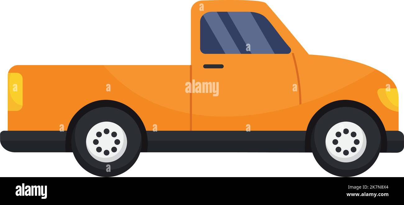 orange pickup icon Stock Vector Image & Art - Alamy
