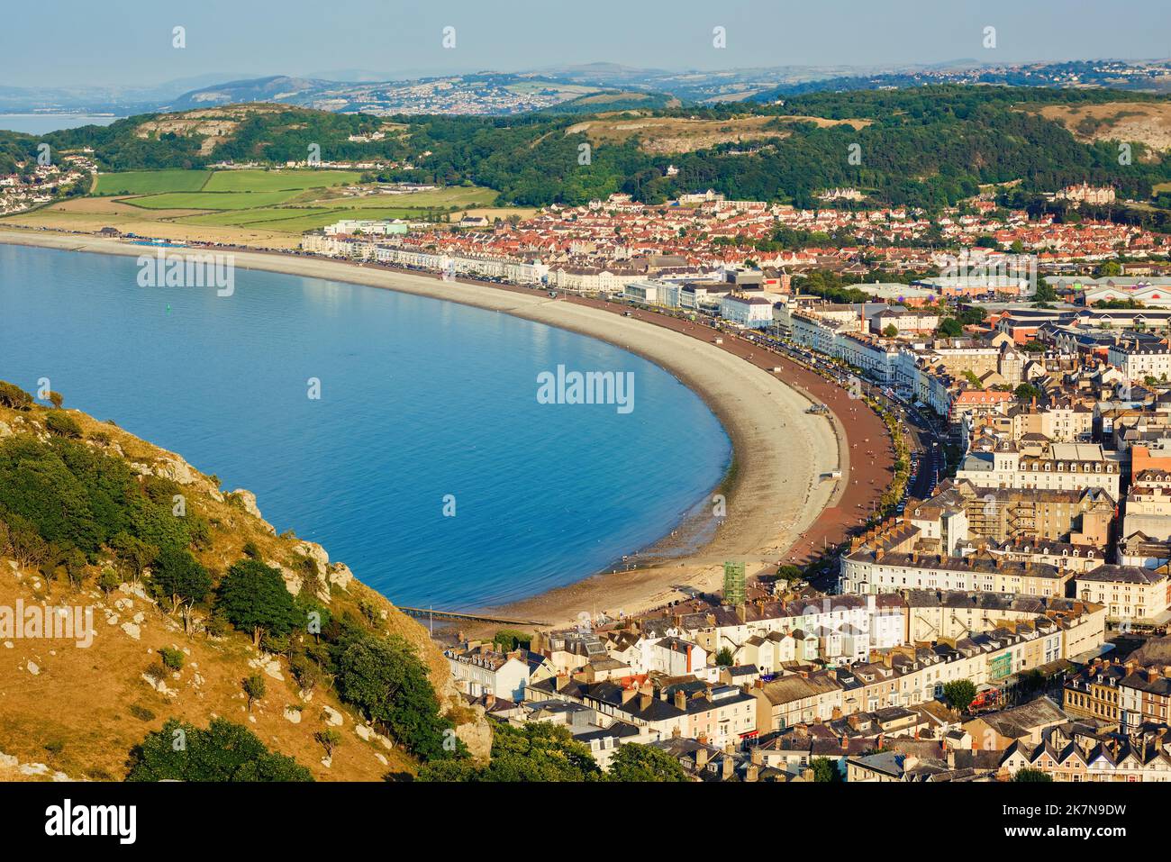 Llandudno, the largest seaside resort in Wales, United Kingdom, famous ...
