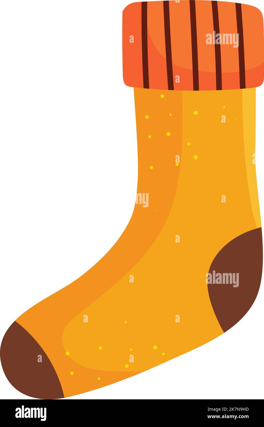 yellow sock icon Stock Vector Image & Art - Alamy