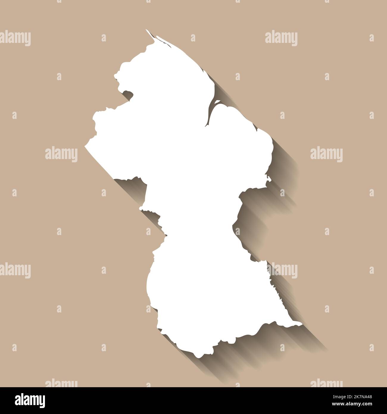 Guyana vector country map silhouette Stock Vector Image & Art - Alamy Guyana vector country map silhouette Stock Vector Image & Art - Alamy