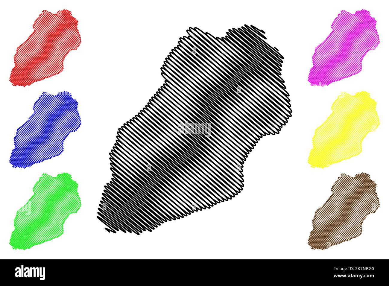 Inishmaan island (Republic of Ireland, Aran Islands, Galway Bay) map ...
