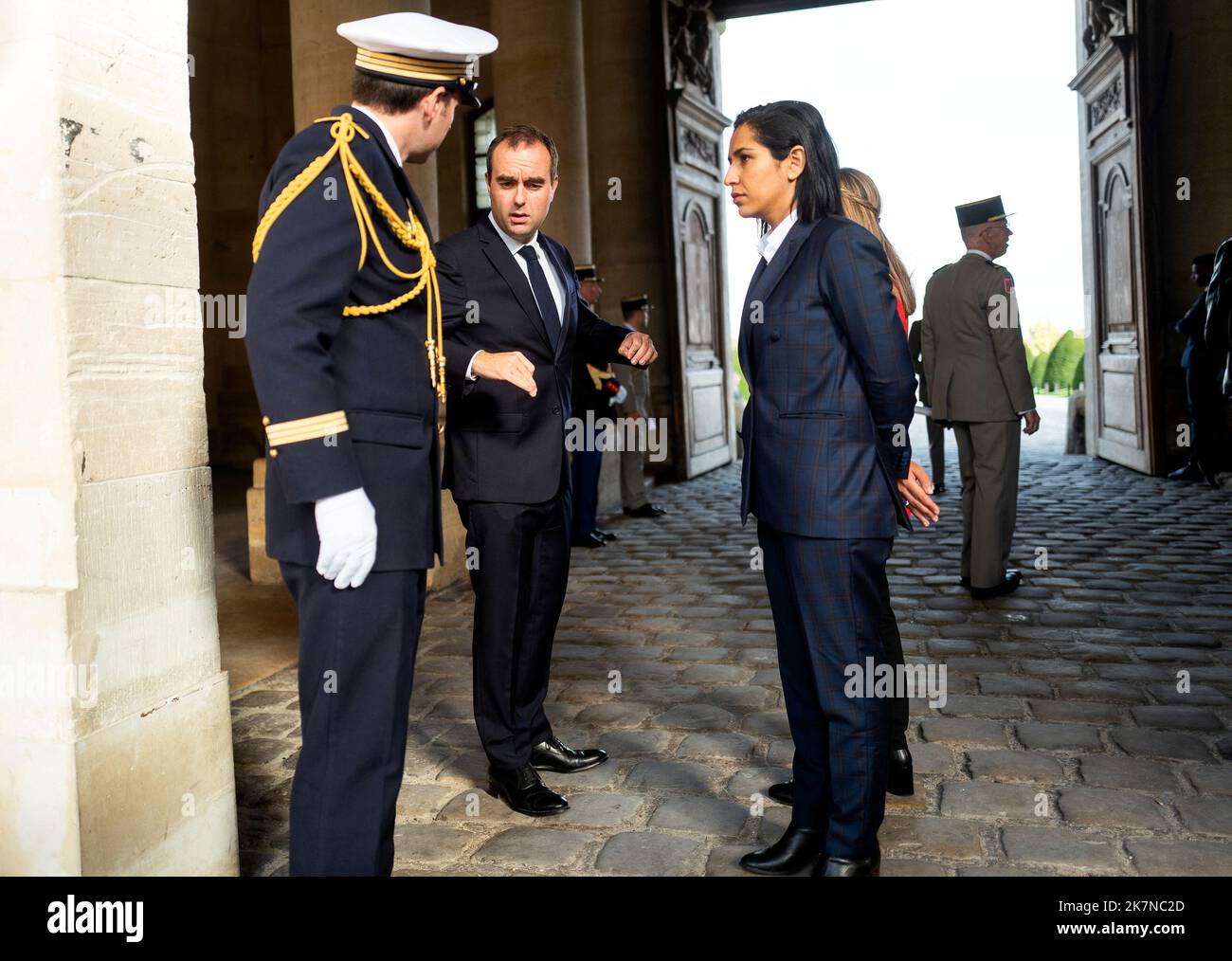 Paris, France. 18th Oct, 2022. French Defence Minister Sebastien ...