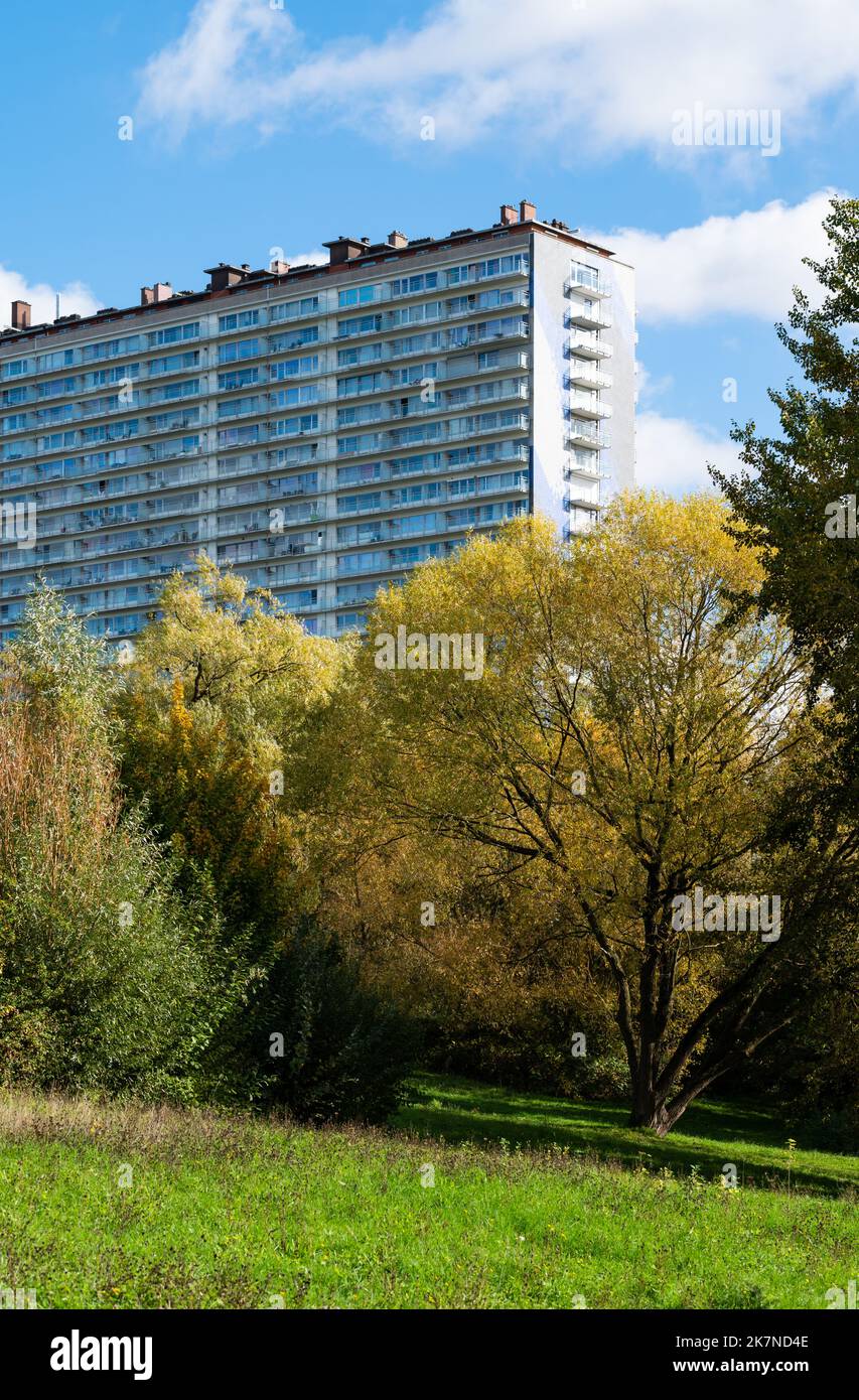 Molenbeek, Brussels Capital Region, Belgium, 10 16 2022 - View over the ...