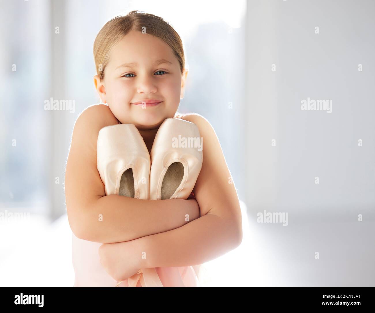 Dance design is not simply one element. a little girl practicing ballet ...