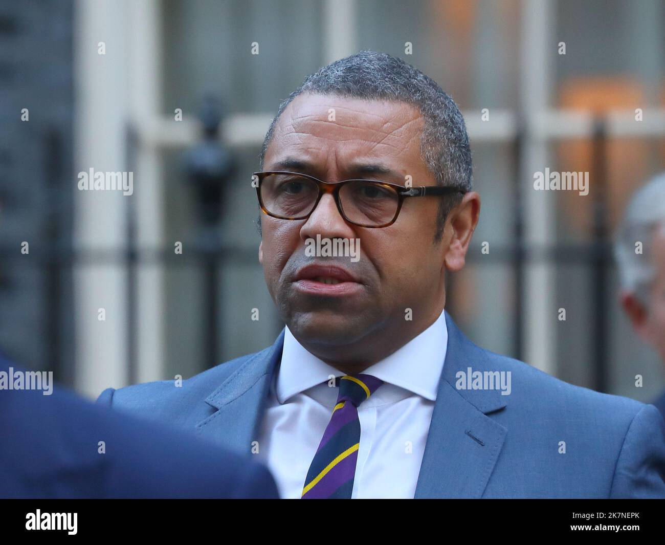 London, UK. 18th Oct, 2022. Foreign Secretary James Cleverly leaves ...