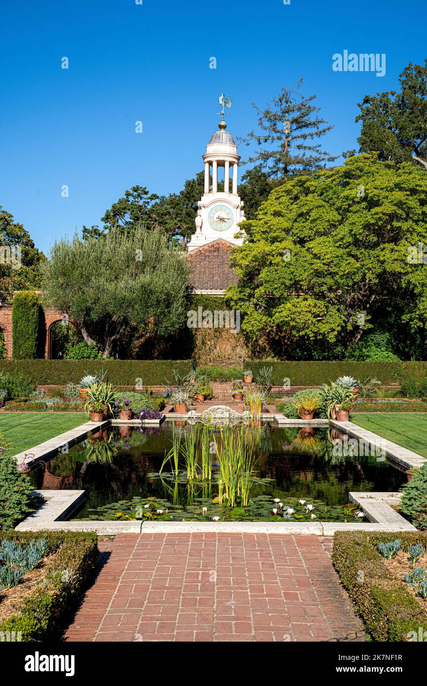 Historic Garden in Fall Stock Photo - Alamy