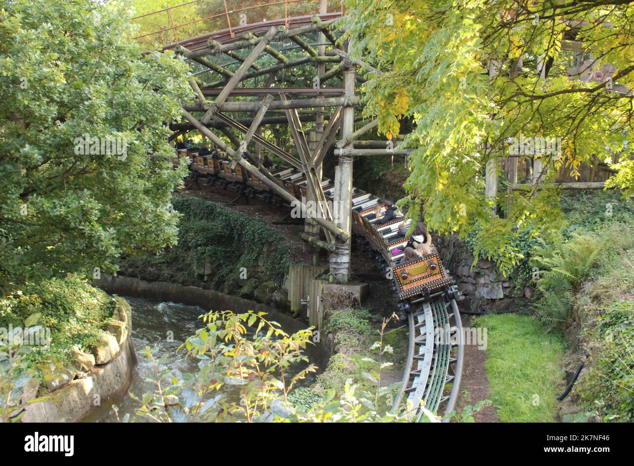 Alton Towers Theme Park Stock Photo - Alamy