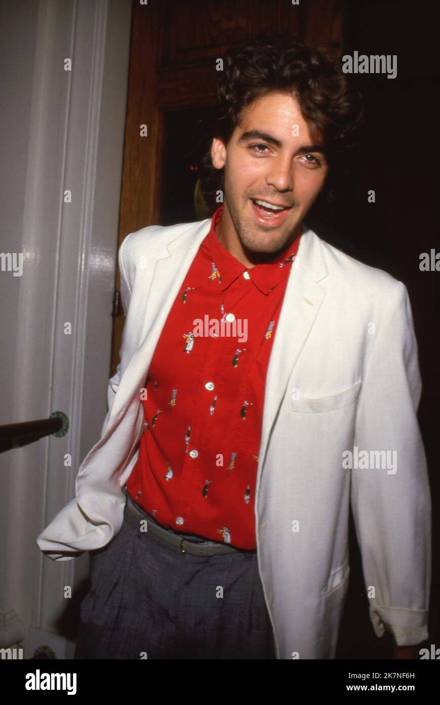 George Clooney 1986 Credit: Ralph Dominguez/MediaPunch Stock Photo - Alamy