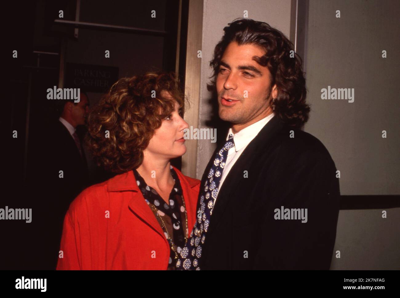George Clooney and Talia Balsam at the ABC Annual Fall Affiliates ...
