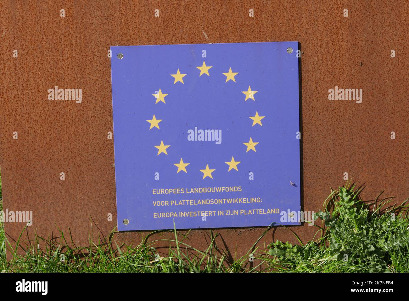 European Union sign. Netherlands. 2022 Stock Photo - Alamy