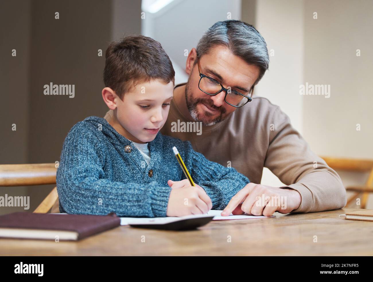You always make me so proud. a father helping his son complete his ...