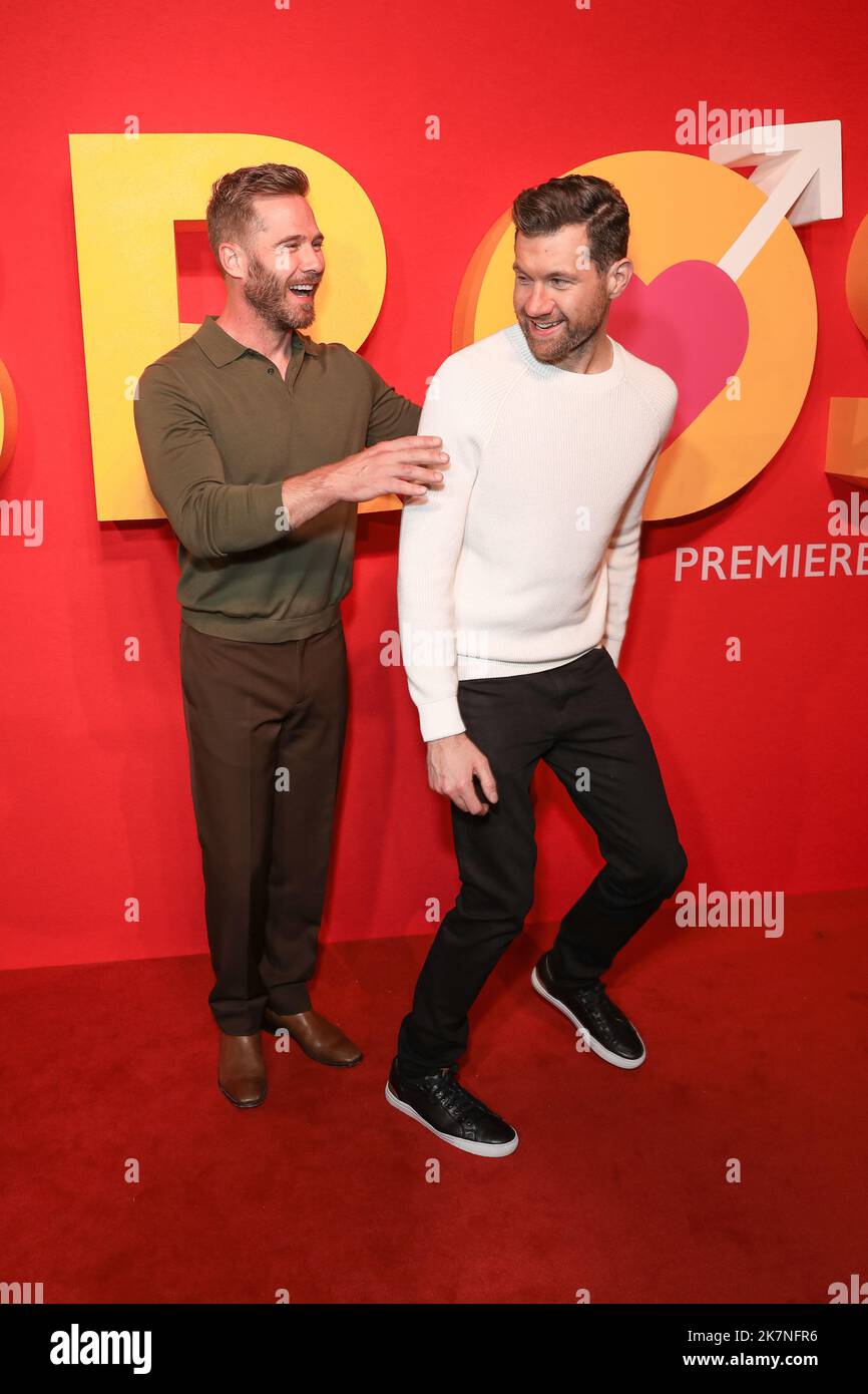 October 18, 2022: LUKE MACFARLANE and BILLY EICHNER attends the Sydney ...