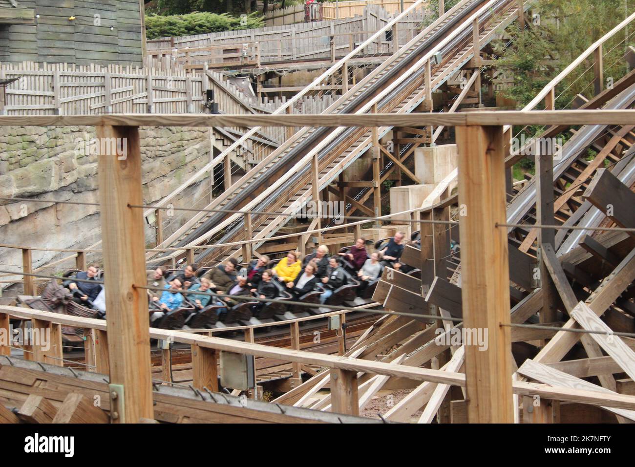Alton Towers Theme Park Stock Photo - Alamy